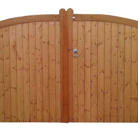 Flat Top Double T&G Cottage Gates - Stockport Fencing