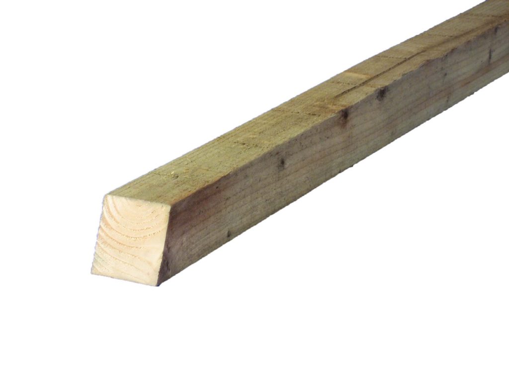 Weathered Top Tanalised Timber Post (1.2m x 75 x 75mm) – Stockport Fencing